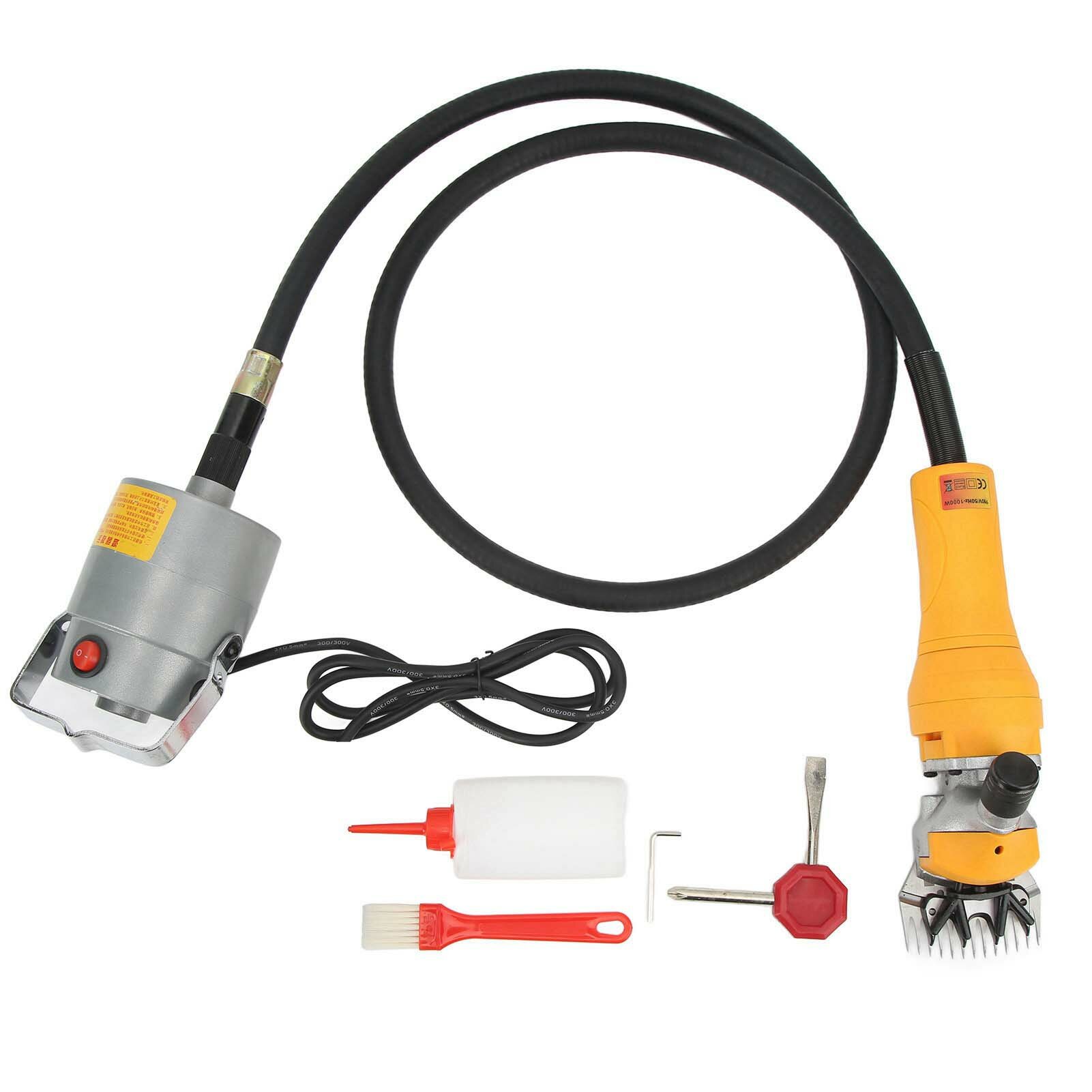 1000 Вт Высокомощная Электрическая Машинка Для Стрижки Овец с 13 Зубьями Комплект Для Стрижки Домашнего Скота На Ферме US Plug 110V