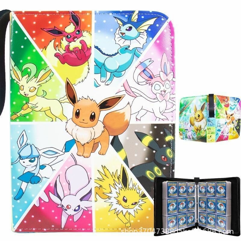 Набор карт Amazon Explosion Pokémon, 4 отделения, 50 страниц