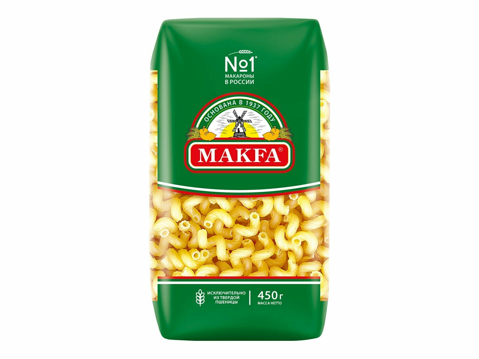 Макароны витки Makfa высший сорт, 450г