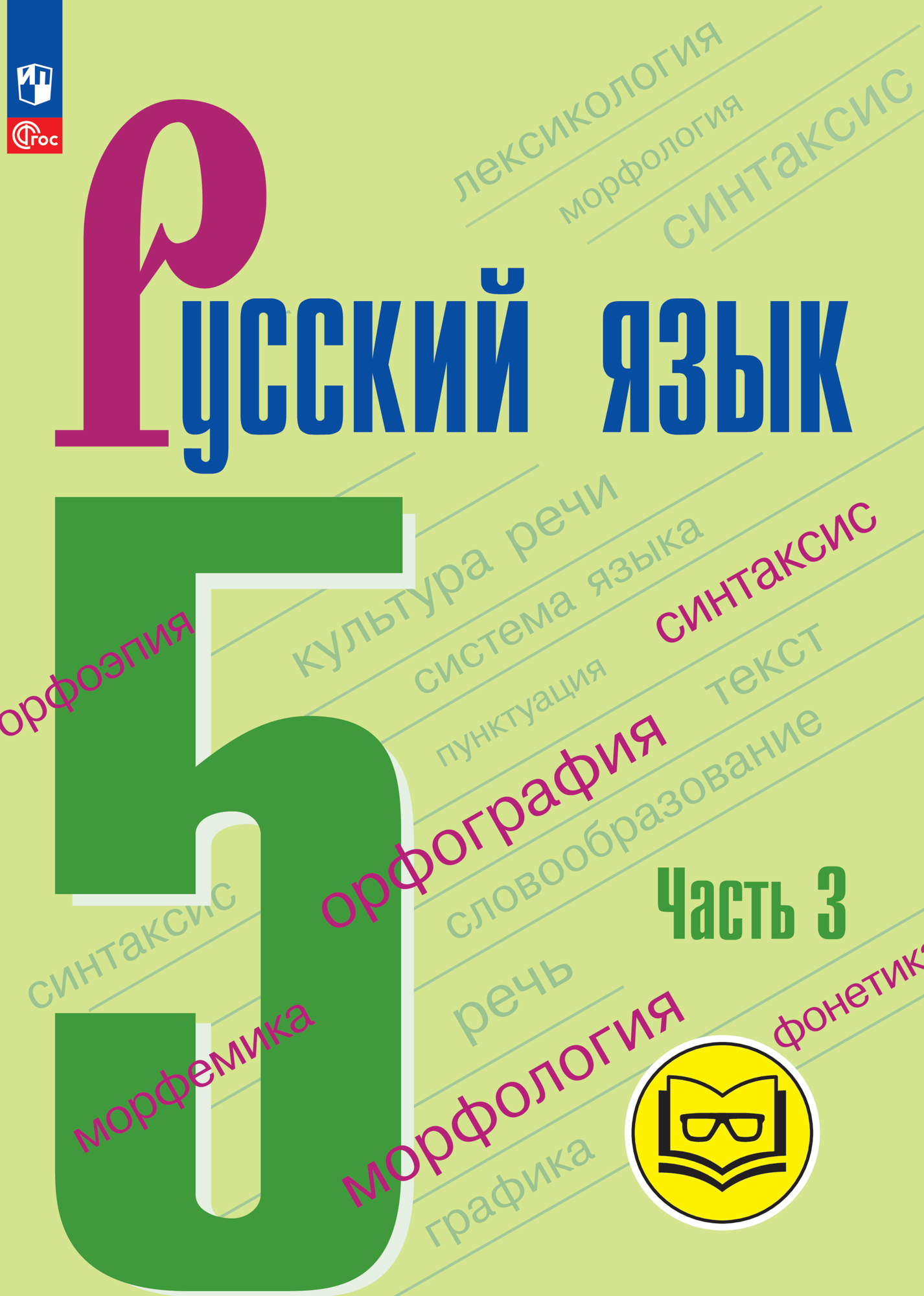 Русский язык. 5 класс. Учебное пособие. В 5 ч. Часть 3 (для слабовидящих обучающихся)