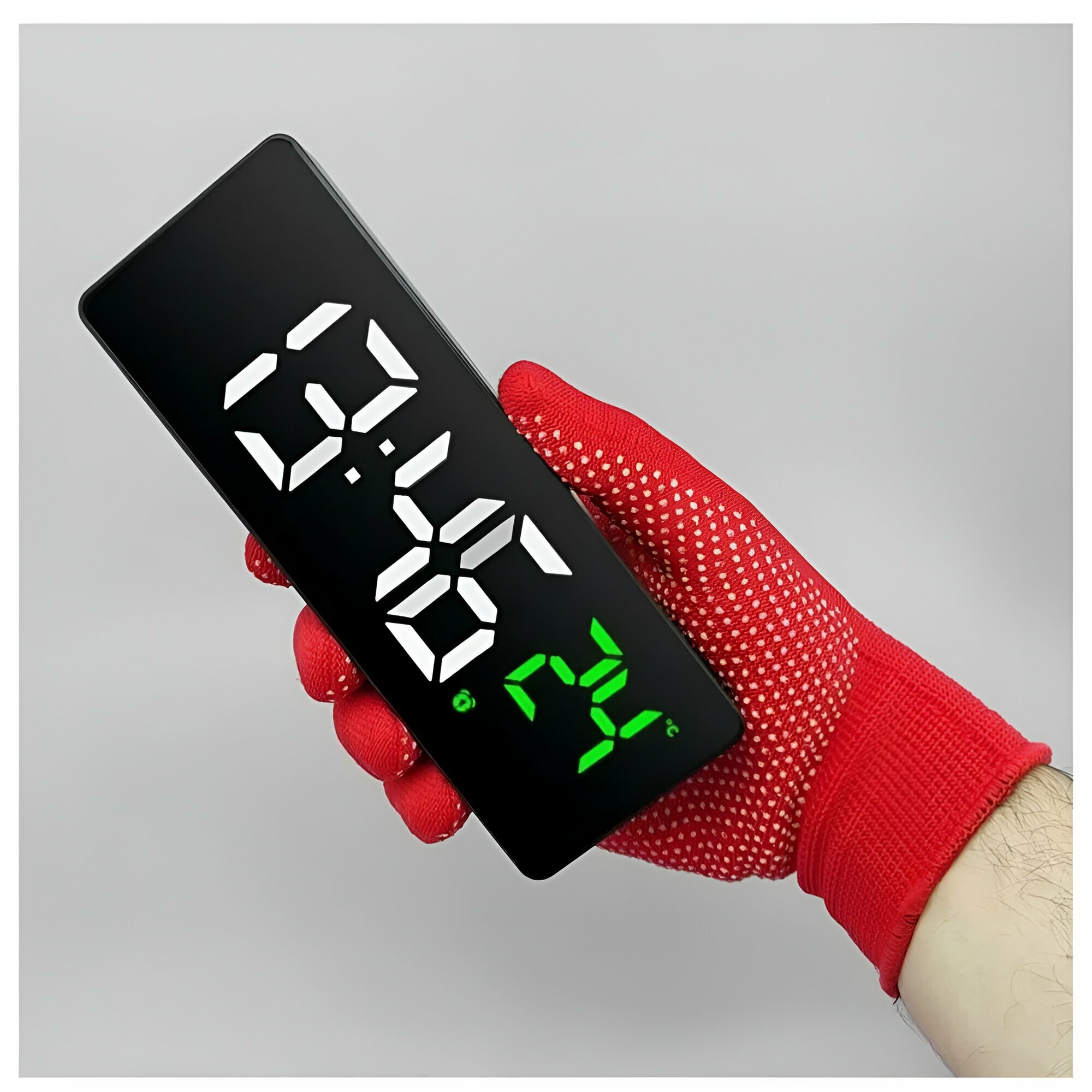 Настольные электронные часы с будильником и термометром Космос X0715