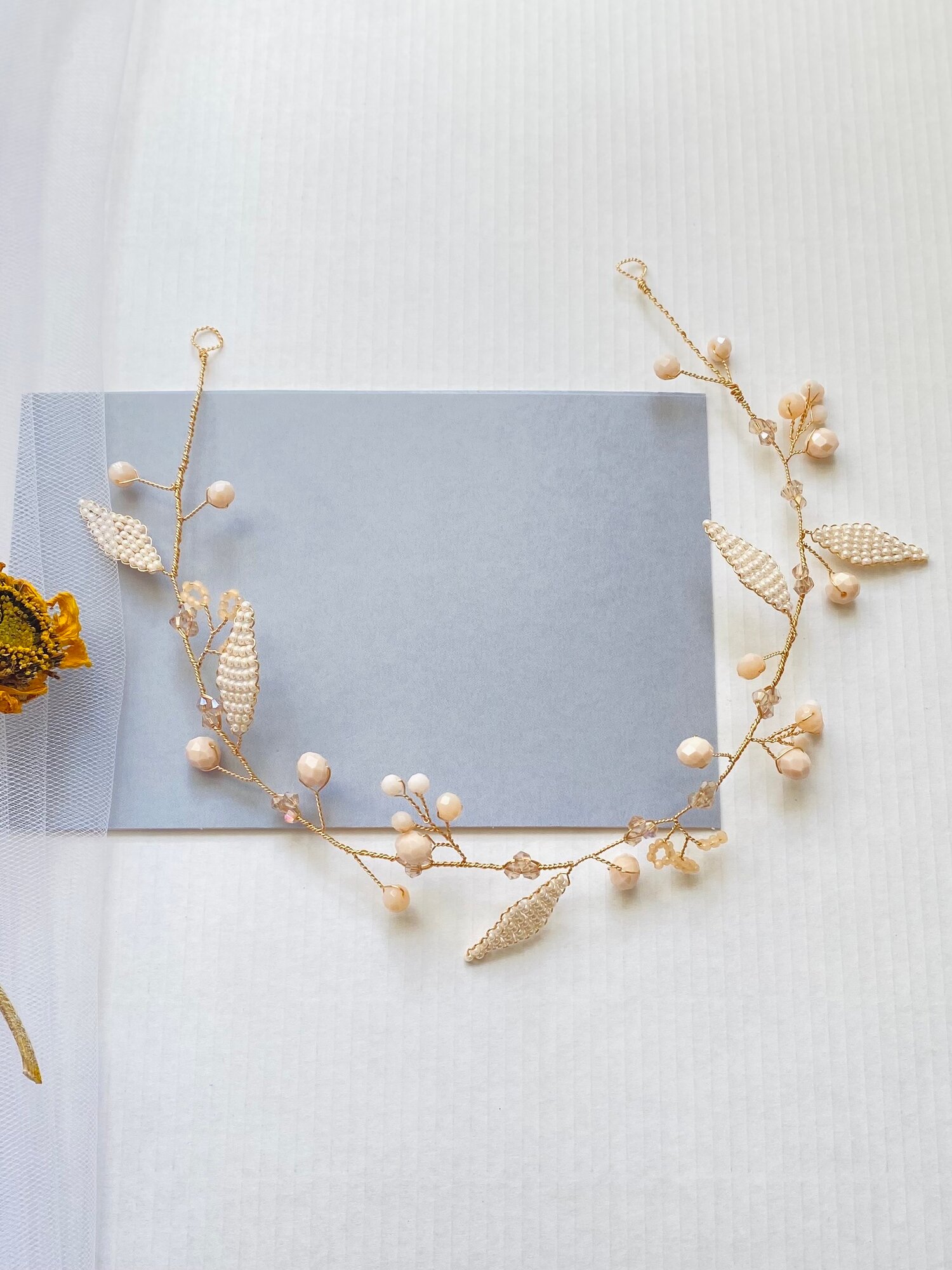 Украшение для причёски Casablancawedding