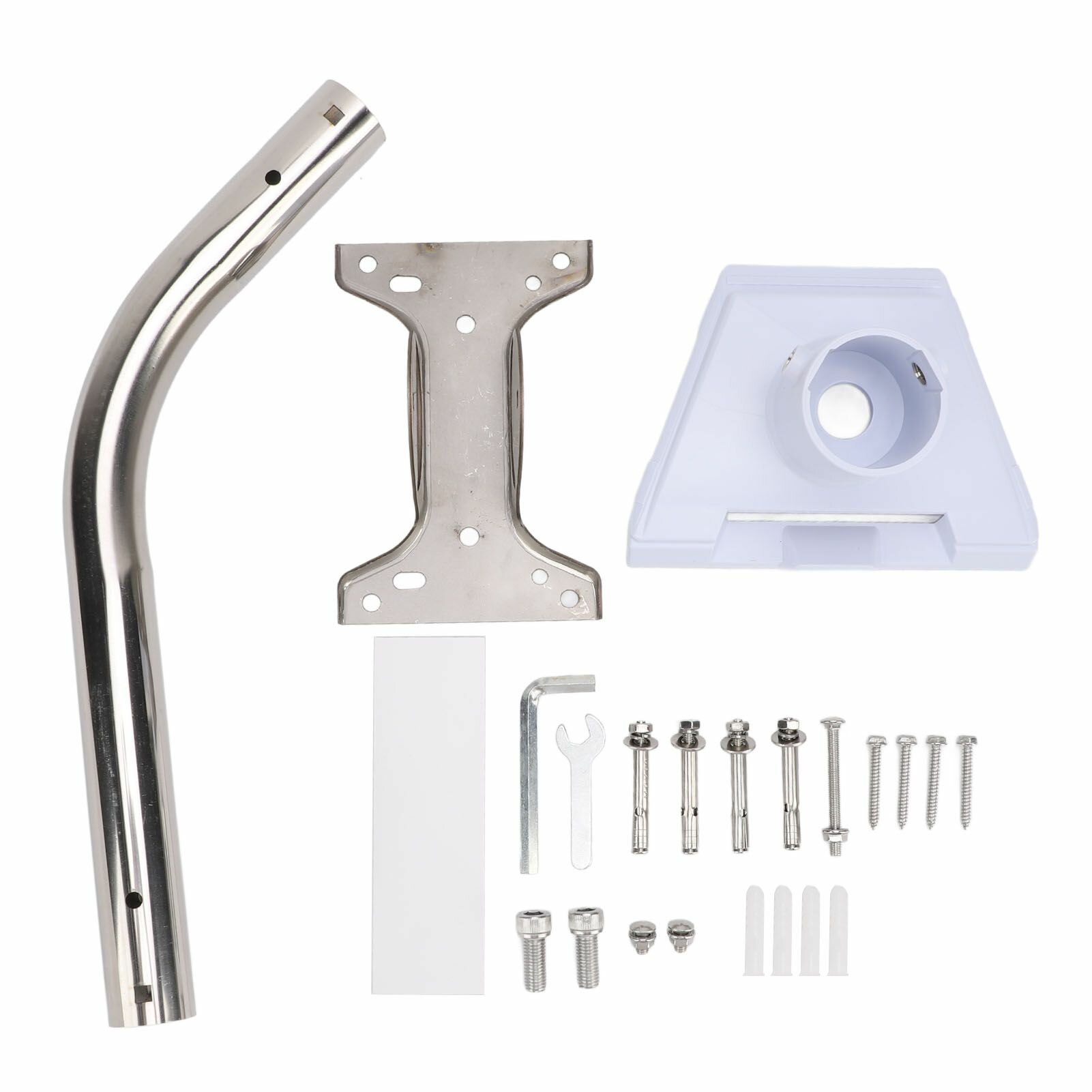 Комплект крепления спутниковой антенны, белый ASA, регулируемый кронштейн 88