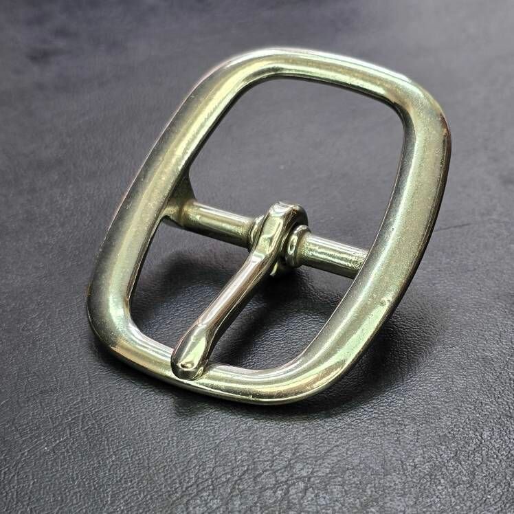 Пряжка Littleton, 40/30мм, латунь , без рисунка