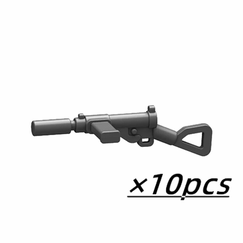 Военные конструкторы BRICKPANDA фигурки солдата 98К для детей Черный, WQD0001-10PCS