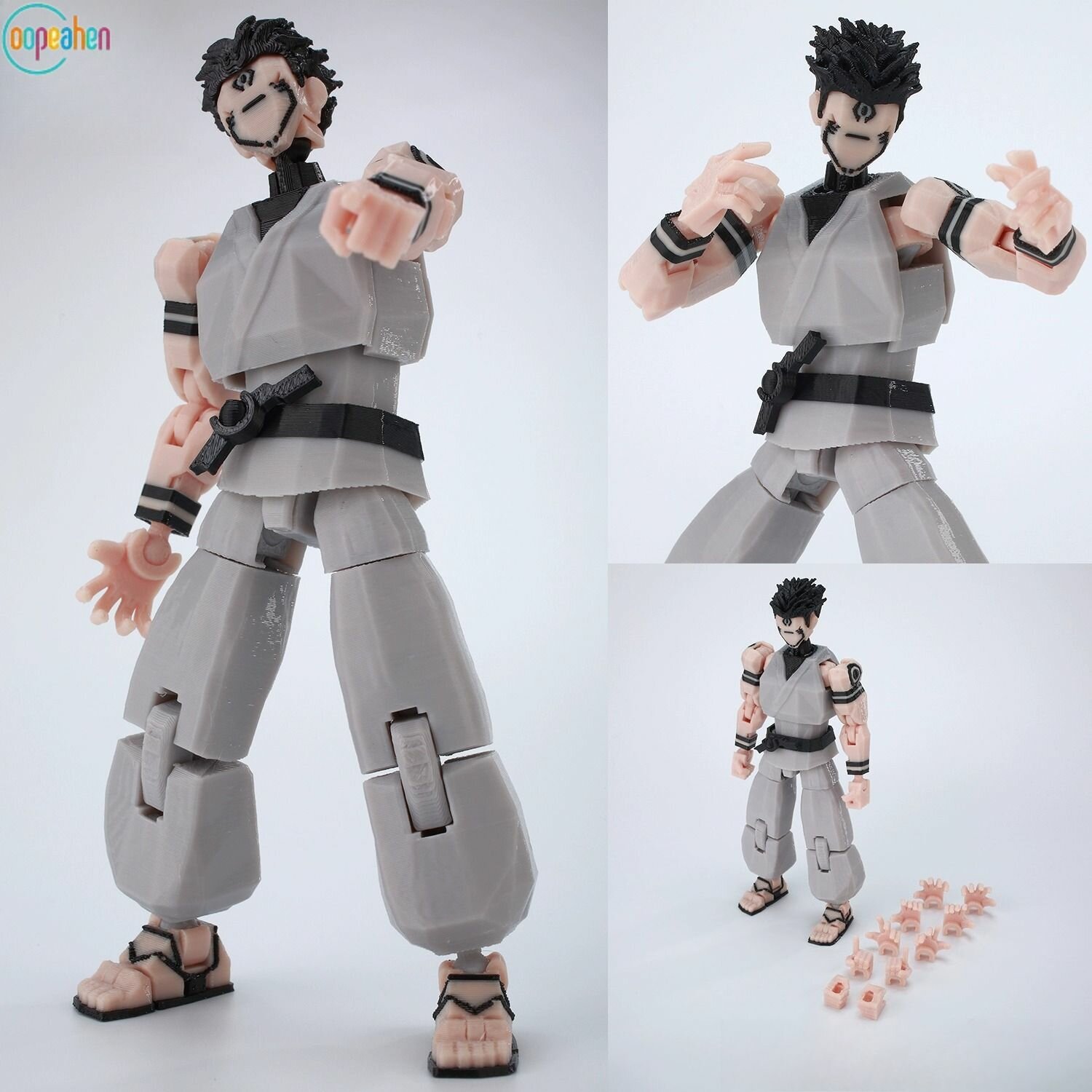 Jujutsu Kaisen (Сукуна в сером одеянии-14cm) Lucky Dummy 13,3D-печатный Подвижный Манекен