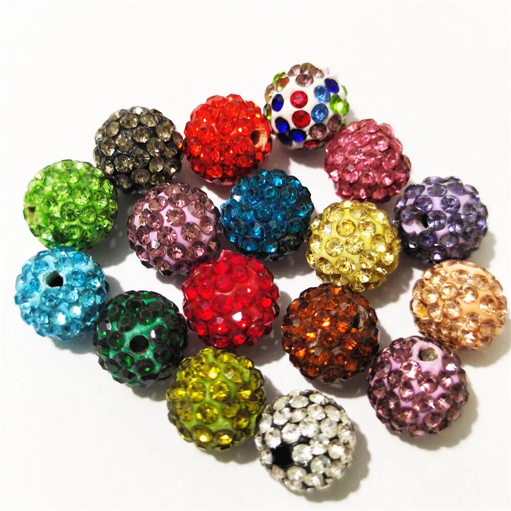 Круглые бусины Crystal 10 мм 12 мм