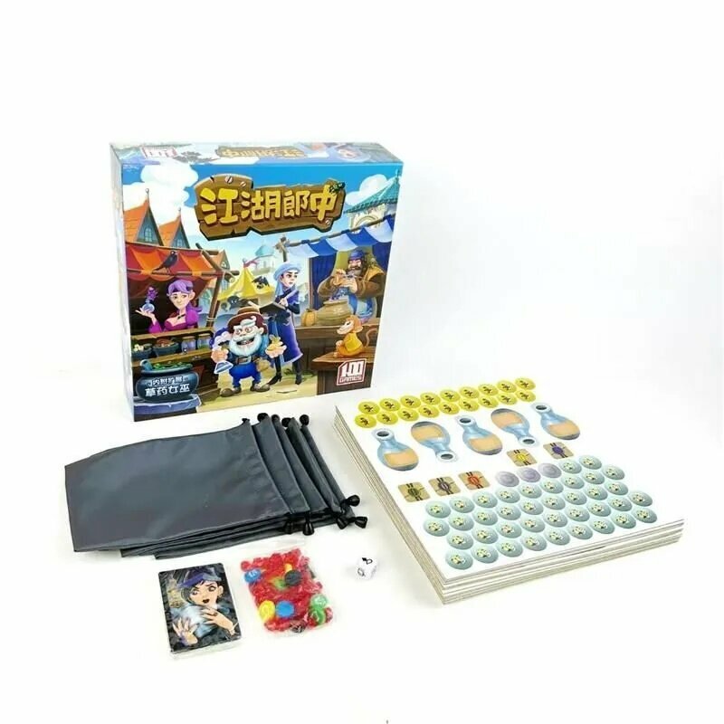 The Quacks of Quedlinburg: Классическая стратегия - Вечеринка с алхимией! Настольная игра (2-4 игрока,45min)