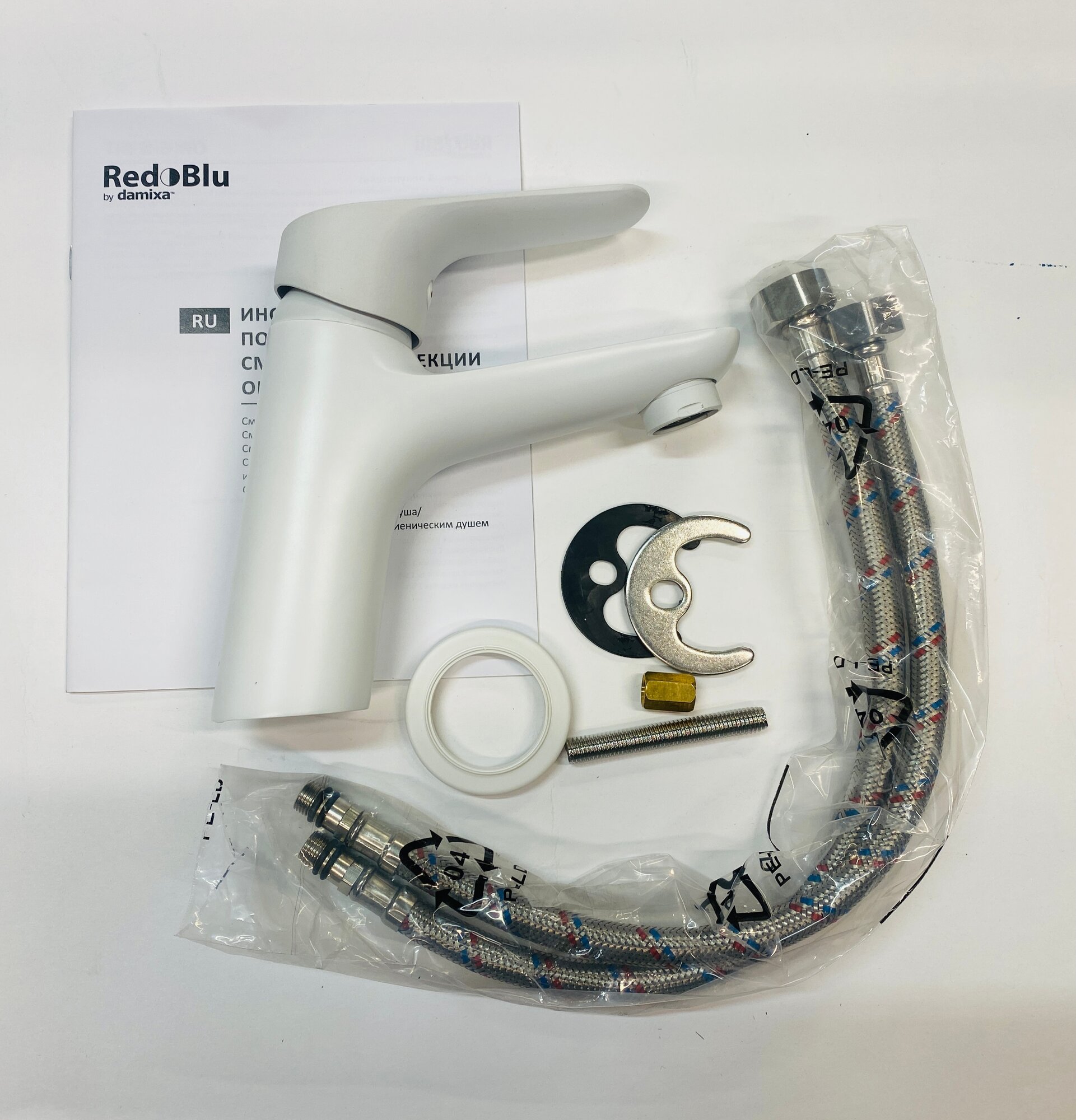 Смеситель для раковины Damixa RedBlu Origin Bit 770210200 Белый