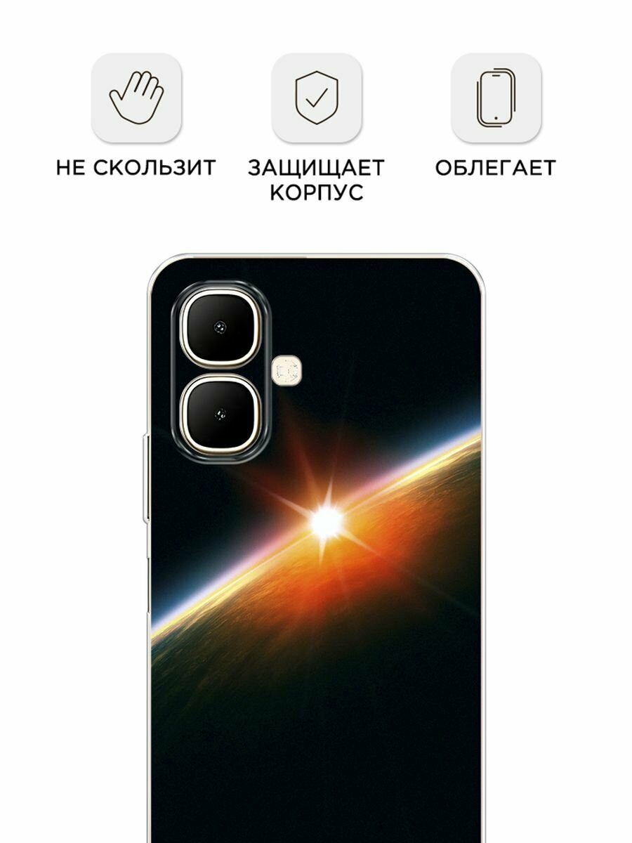 Чехол на Infinix Smart 10 / Инфиникс Смарт 10 с принтом "Космос 9" — фото 1