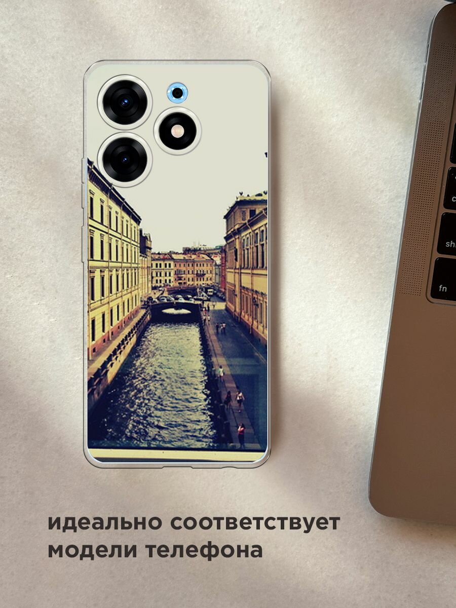 Чехол на Tecno Spark 10 Pro / Текно Спарк 10 Про с принтом "Санкт-Петербург" — фото 1