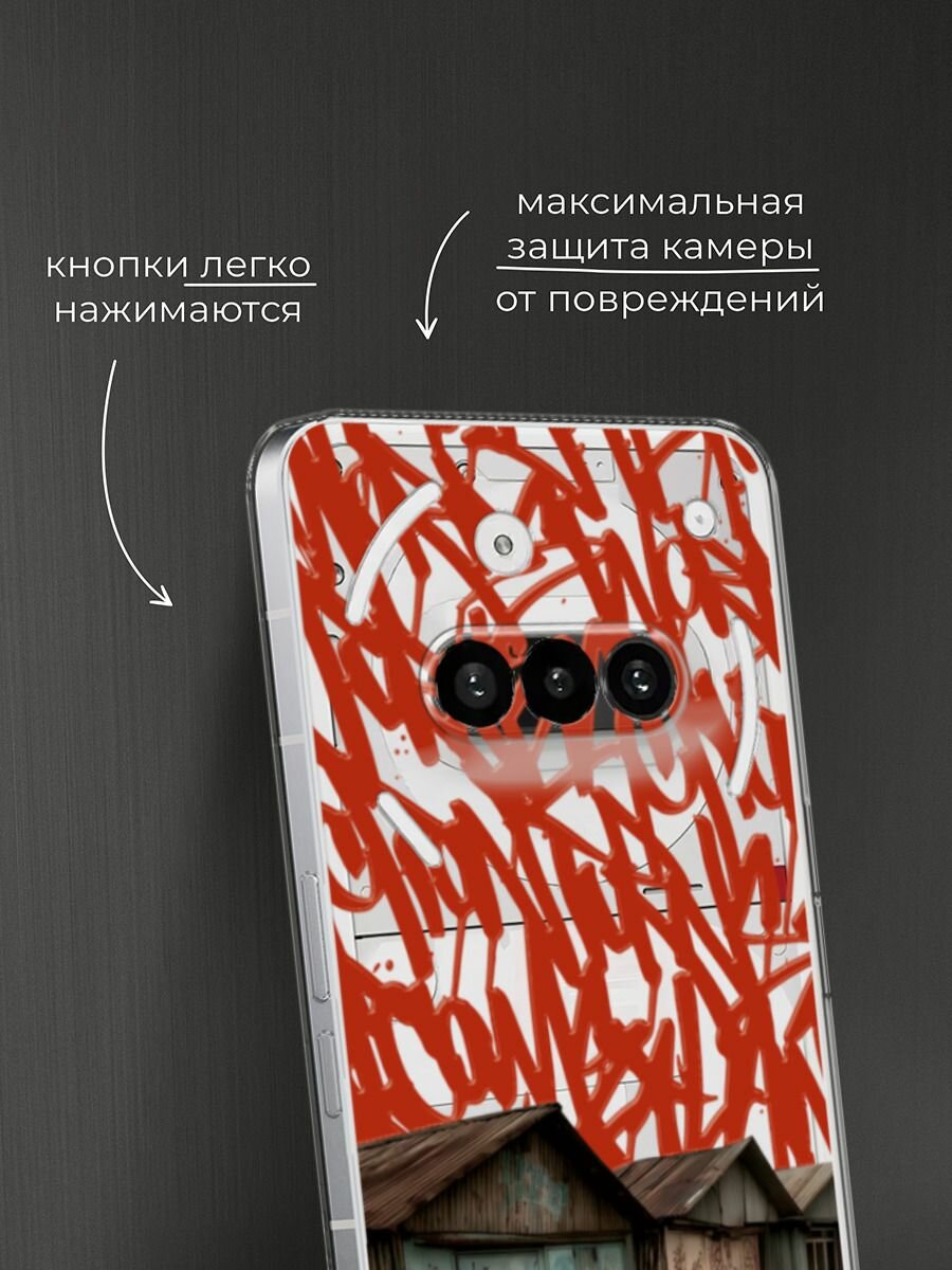 Чехол на Nothing Phone 3a / Нотинг Фон 3а с принтом "Гаражная эстетика" — фото 1