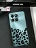Чехол на Honor X6A / Хонор X6A с принтом "Окрас леопарда фон черный", прозрачный