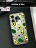 Чехол на Apple iPhone 16 Pro / Айфон 16 Про с принтом "Авокадо паттерн", прозрач...