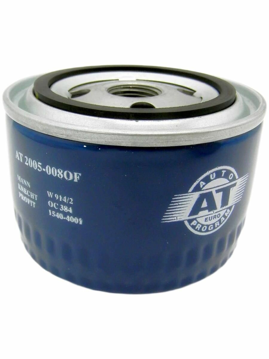 Фильтр масляный_ВАЗ 2108/2109/21099/SAMARA 97-, 2190/2191/GRANTA 11-Auto Technologies Group AT 2005-008OF