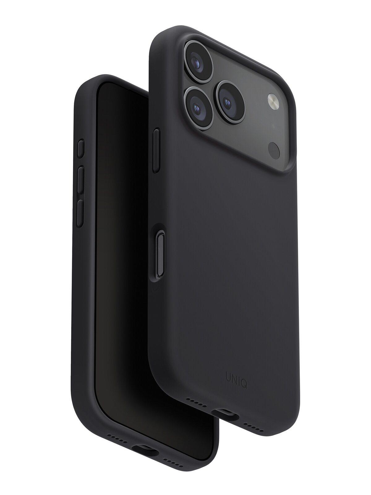 Uniq силиконовый чехол с Magsafe для iPhone 17 Pro, LINO Charcoal Grey