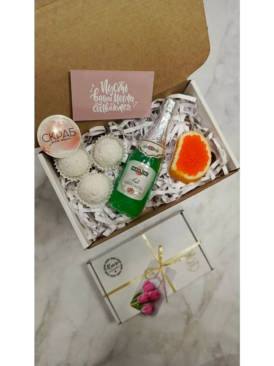 Спа набор мыло ручной работы 8 марта скраб сахарный