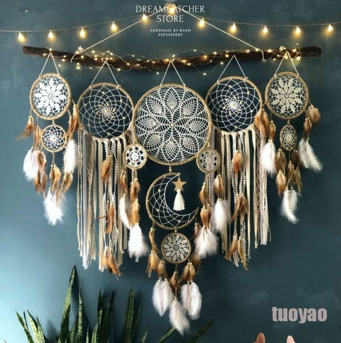 Настенная декорация в скандинавском стиле, панно макраме