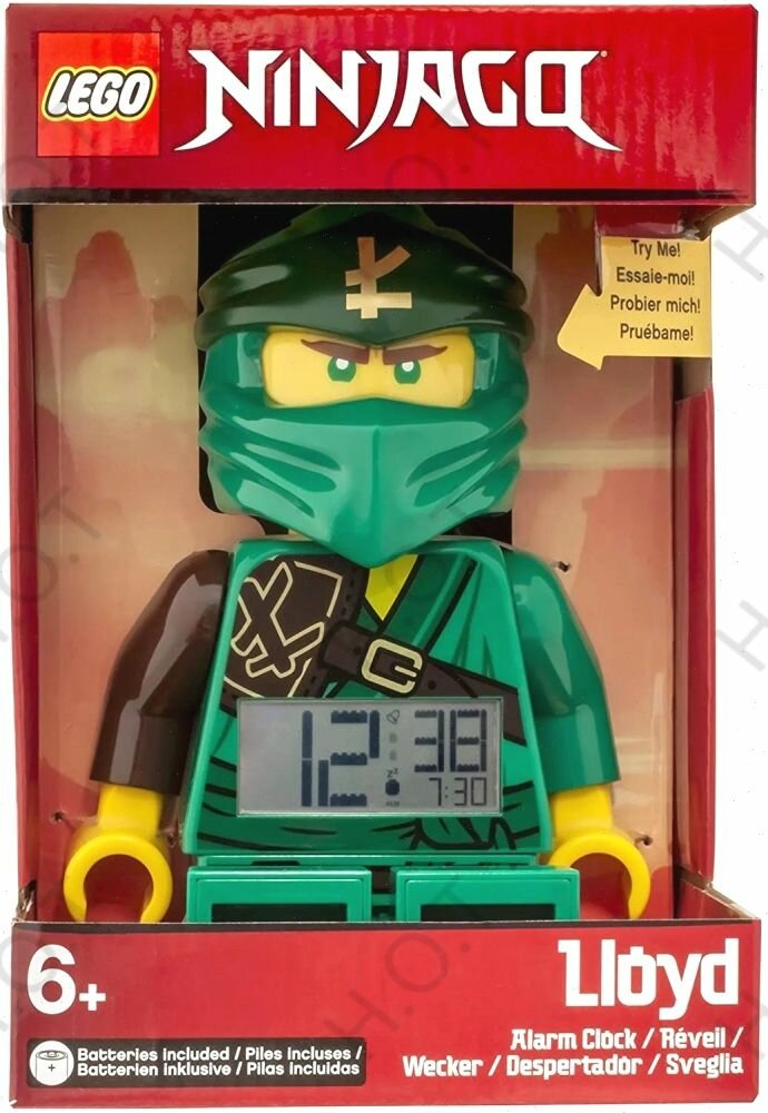 Лего Будильник Ниндзяго Ллойд высота 23 см-null