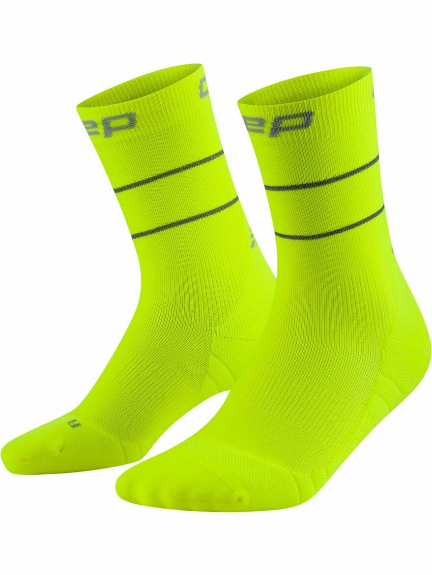 Носки PRO RUN REFLECTIVE SOCKS, MID CUT, 2.0 - WOMEN