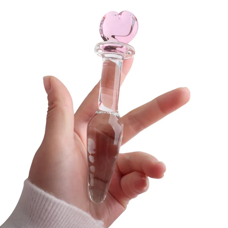 Анальная пробка в форме сердца Pink