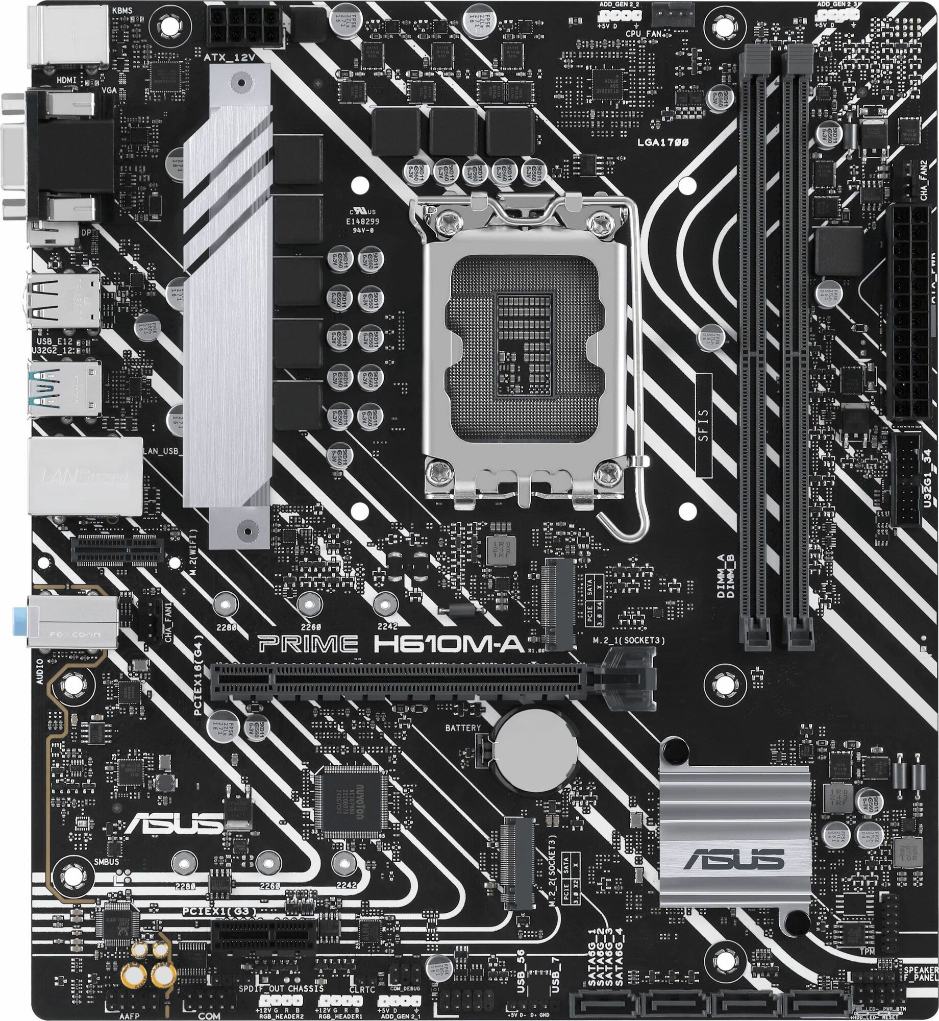Материнская плата/ PRIME H610M-A-CSM