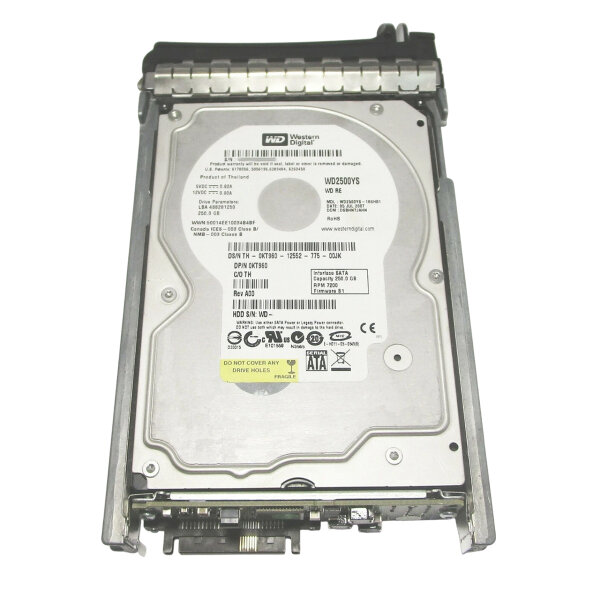 Жесткий диск Dell WD2500YS-18SHB1 250Gb SATAII 3,5" HDD