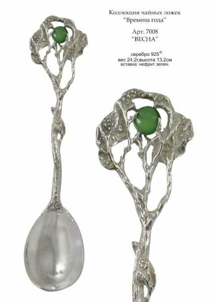 Серебряная ложка Весна (серия Времена года)