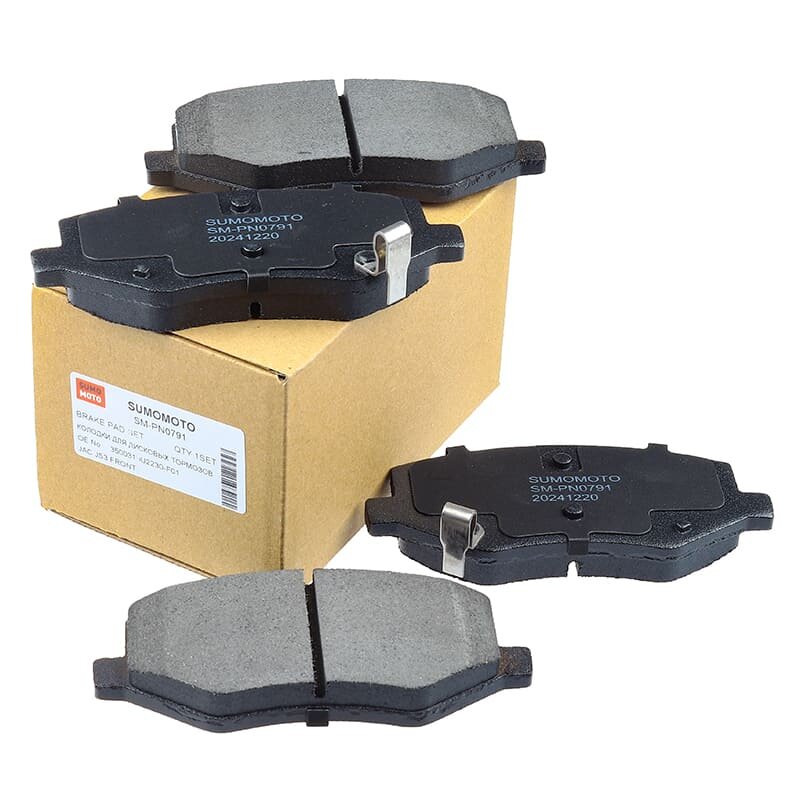 Колодки тормозные передние SM-PN0791 SUMOMOTO JAC JS3/JS4/москвич 3; OEM 3500310U2230-F01