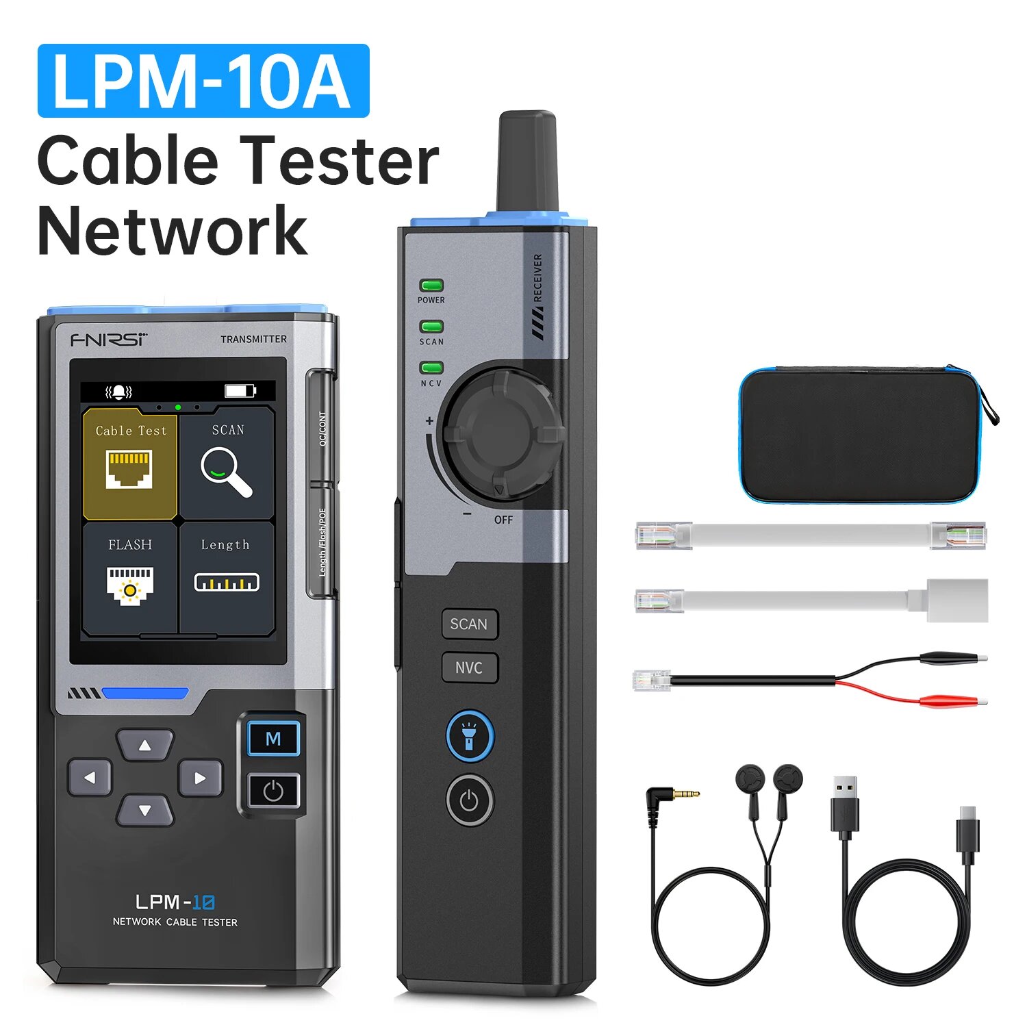 FNIRSI LPM-10A Интеллектуальный кабельный искатель