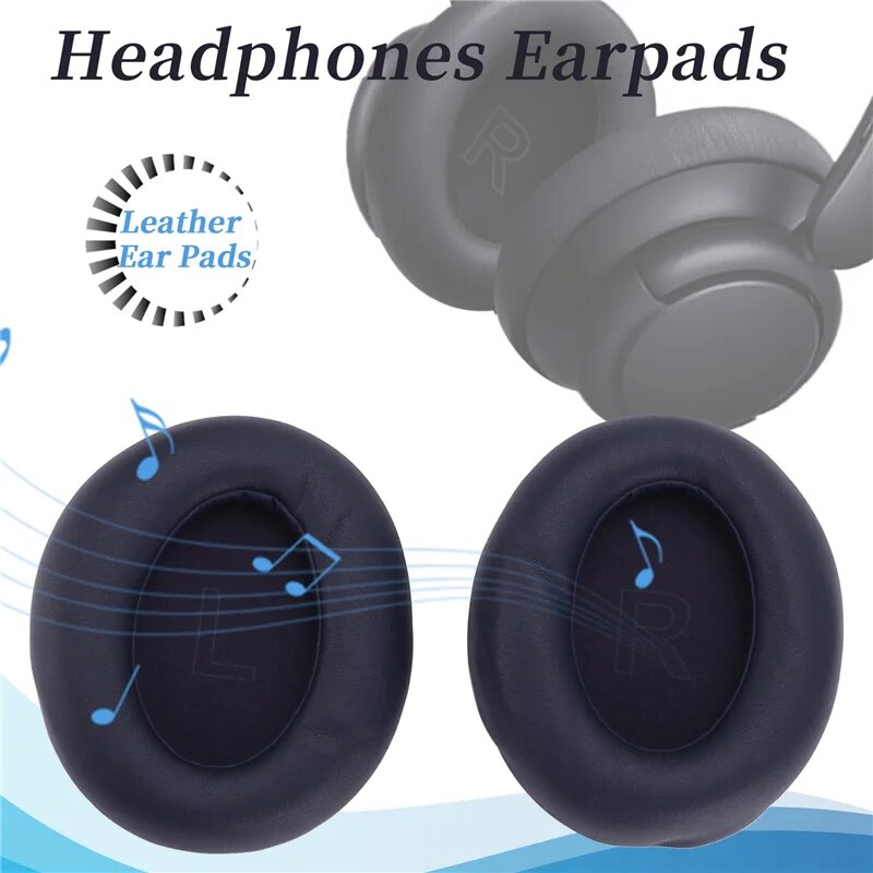 Сменные амбушюры ABZZ для Anker Soundcore Life Q30/Q35 из протеиновой кожи