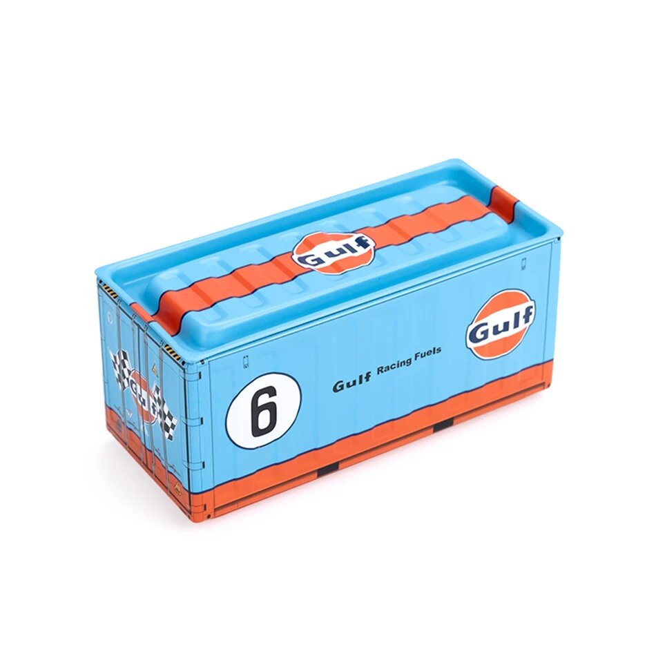 Металлическая коробка для хранения Gulf Racing Tools, TH23