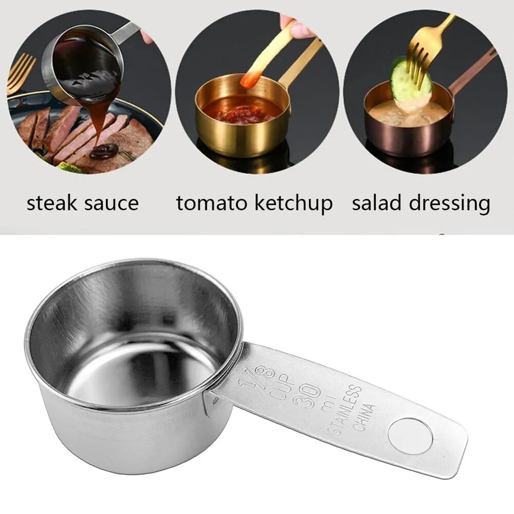 Соусник "мерная ложка для соуса на 30 мл/ чашка для соуса для стейка", 1 шт