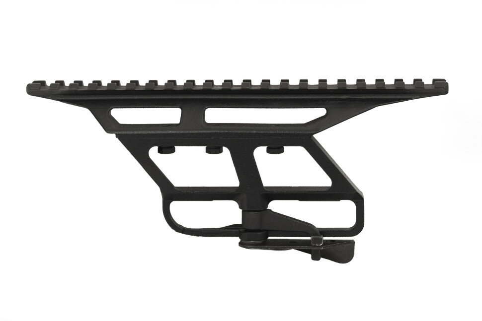 Кронштейн БелОМО Сайга-Weaver стальной удлинённый для установки оптики