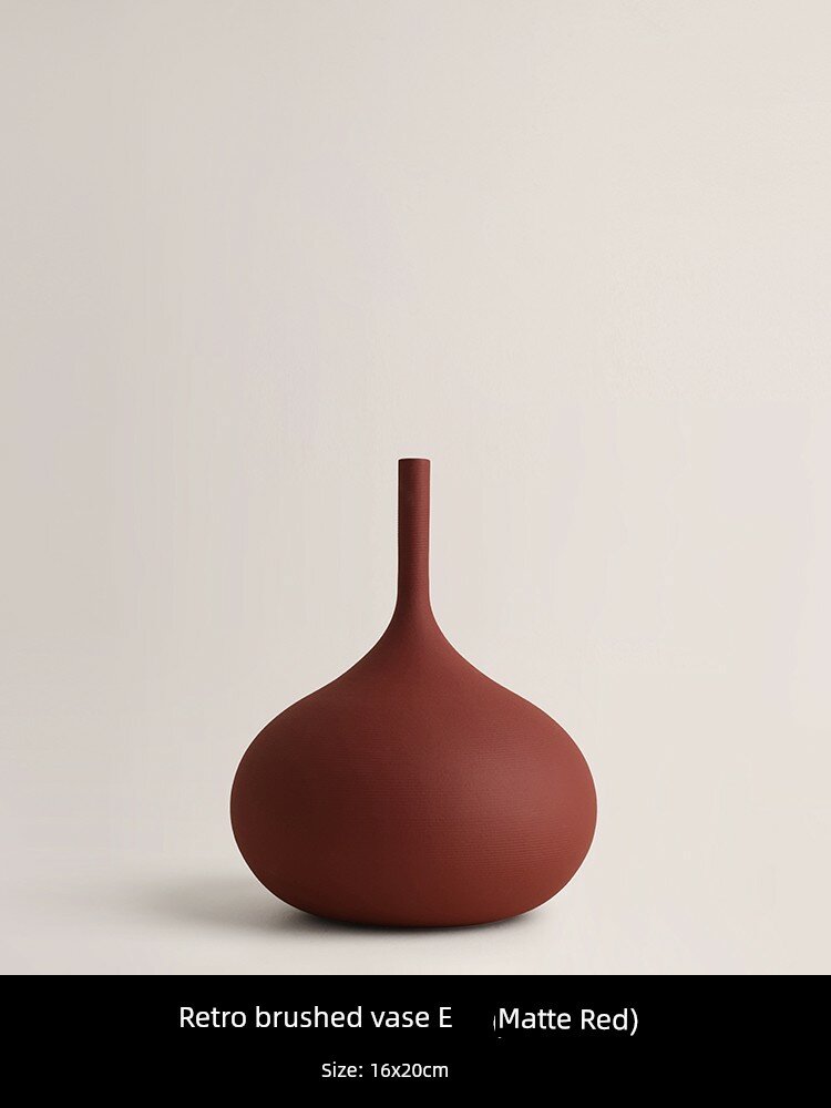 Креативные французские ретро-вазы с эффектом браширования для цветочных композиций в гостиной, тумбы под телевизор,