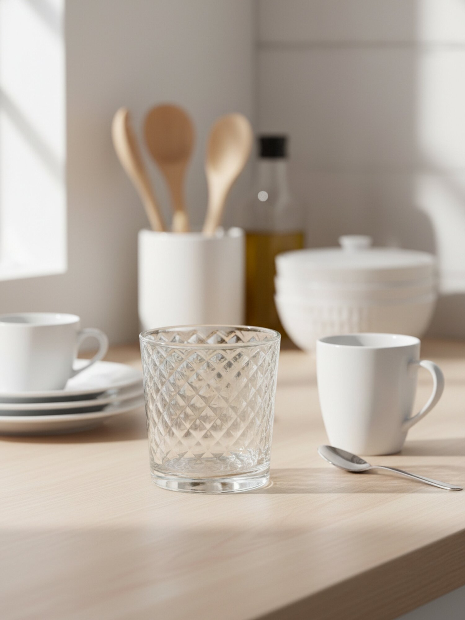 Стакан для воды и виски ОСЗ Кристалл 250 мл низкий стеклянный, прозрачный