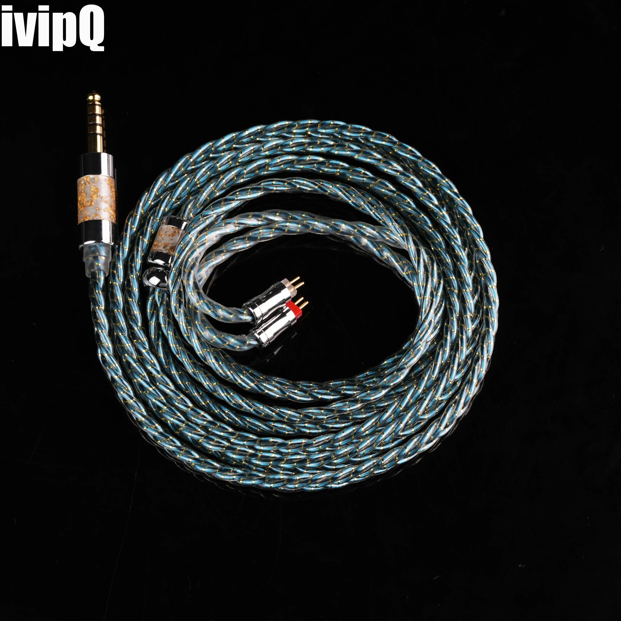 IvipQ A09 6-жильный HiFi кабель для наушников 3.5mm MMCX
