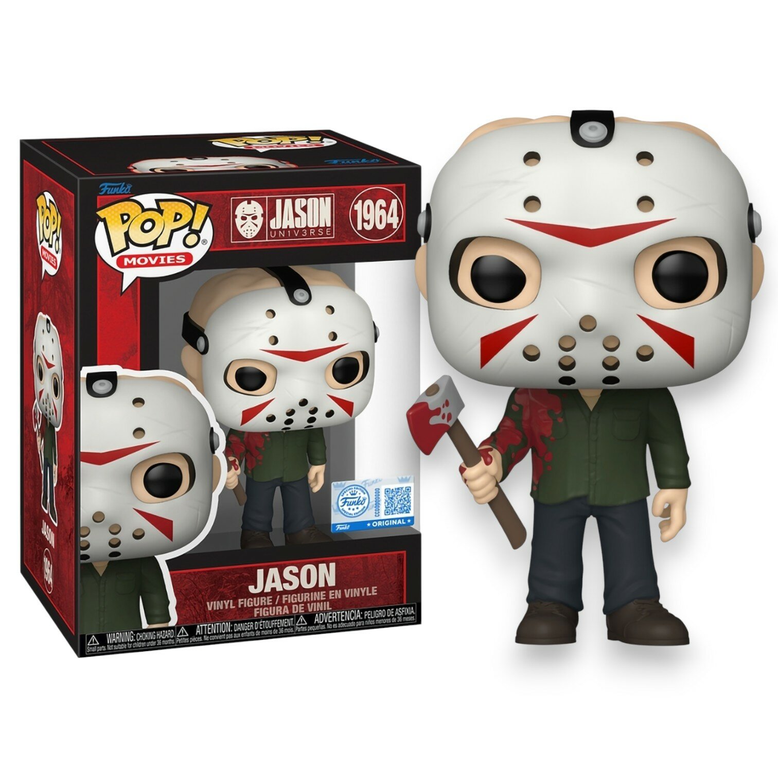 Фигурка Джейсон с топором "Пятница,13" Эксклюзив от Funko POP! 1964