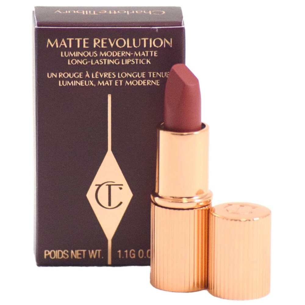 Увлажняющая помада для губ мини-формат Charlotte Tilbury Matte Revolution PILLOW TALK 1.1g