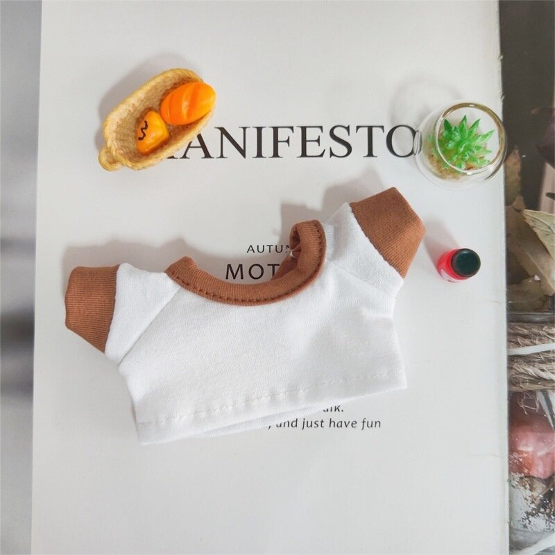 Набор одежды для игрушек Labubu, 17 см, ручная работа, серия "Медвежонок в вельветовых комбинезонах", образец одежды