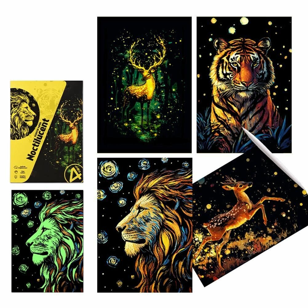 Светящаяся в темноте черновая бумага