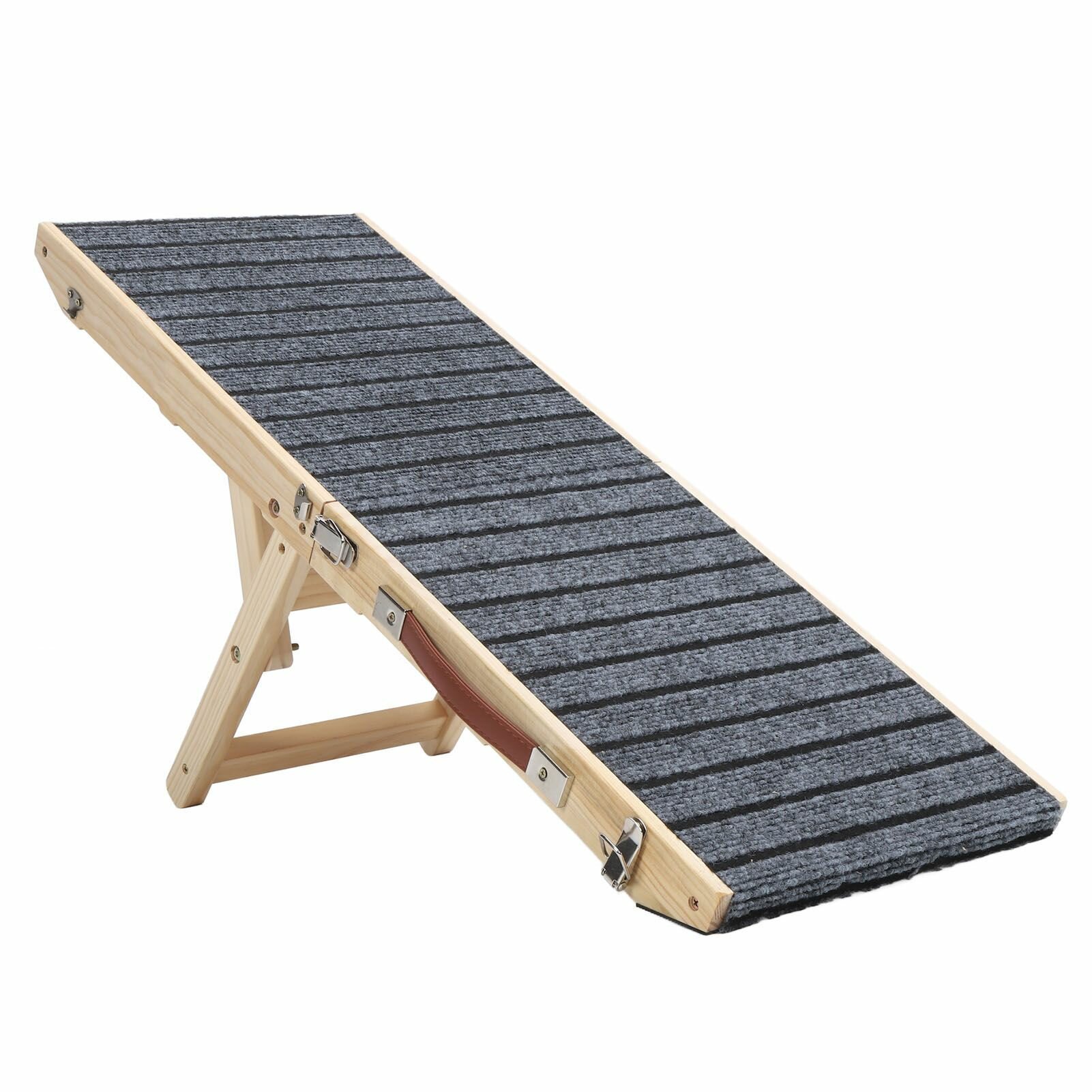 Пандус для питомца, складной, деревянный, регулируемый, портативный