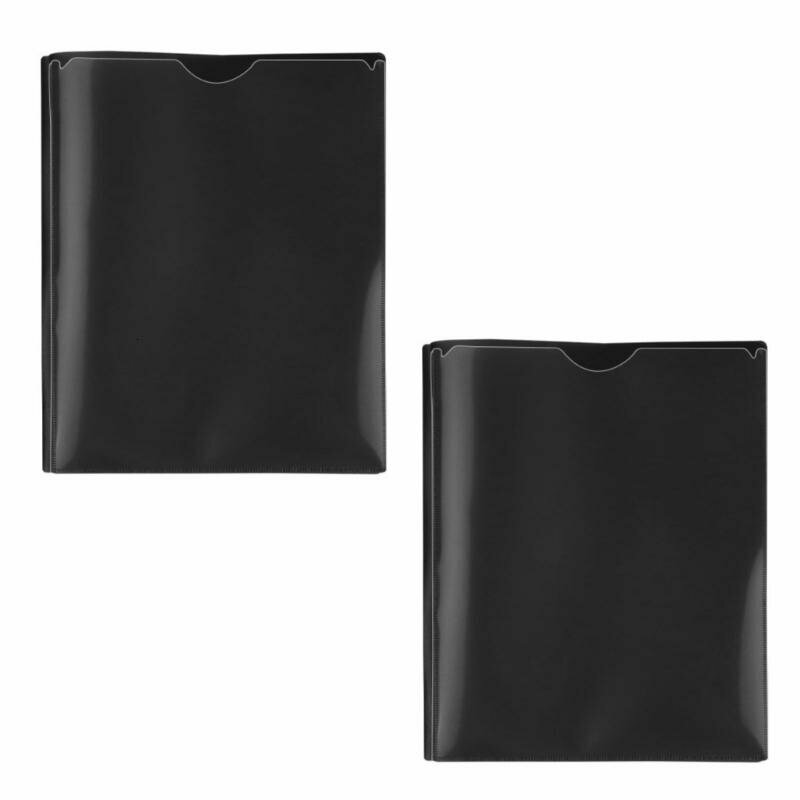 Папка-органайзер для документов с двумя карманами, Черный