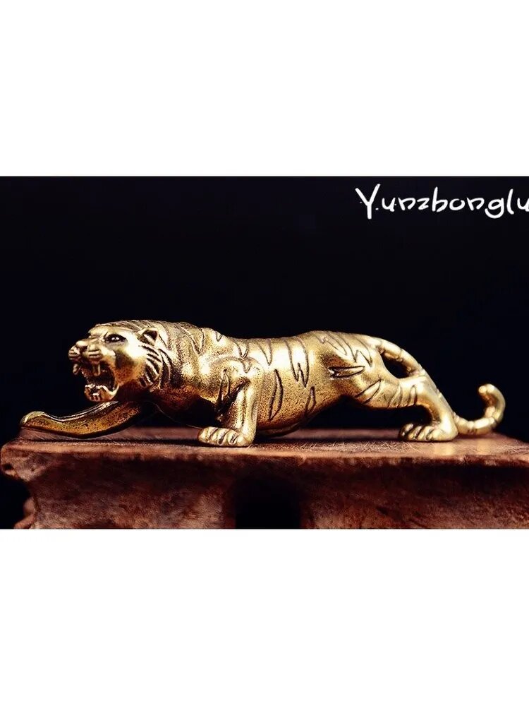 Yunzhonglu статуя тигра, медная статуя, изделие декоративного искусства