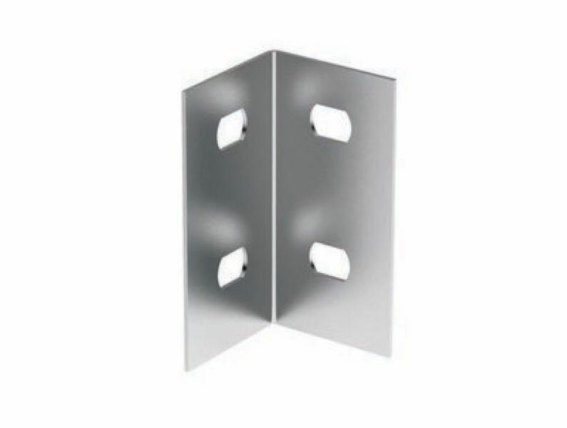 Крышка на угол опорный DKC FR, высота 100 мм, оцинкованная сталь, перфорированный, крепежные отверстия