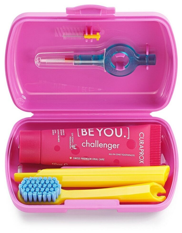 Дорожный набор (щетка + набор) Curaprox BE YOU Travel Set