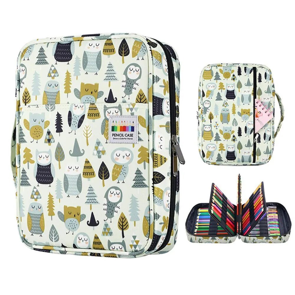 DIANNY Эстетический школьный пенал с 220 отделениями для девочек, сумка-органайзер для канцелярских принадлежностей для цветных карандашей, гелевой ручки, маркера, пеналы на молнии