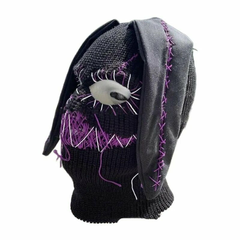 Вязаная лыжная маска на все лицо, зимняя Балаклава, чехол для спорта на открытом воздухе, новинка, вязаная шапка на Хэллоуин