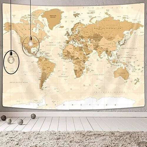 IKEA Гобелен "Большая карта", 150 х 100 см