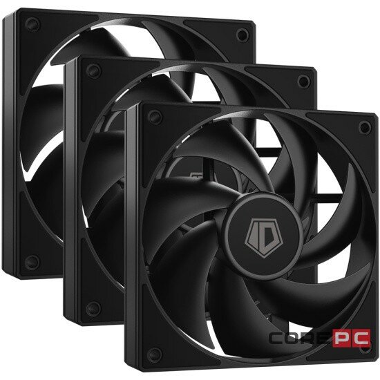 Комплект вентиляторов для корпуса ID-COOLING AF-125-K TRIO (3 in 1) Black